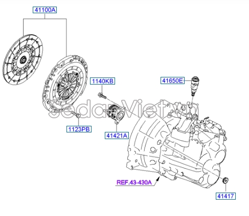 THIẾT BỊ CHỐNG RUNG HỘP SỐ KIA SORENTO 4165038000 CHÍNH HÃNG ...