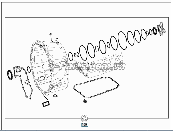 BỘ GIOĂNG HỘP SỐ TỰ ĐỘNG MERCEDES-BENZ C200 A7252705012 CHÍNH HÃNG ...