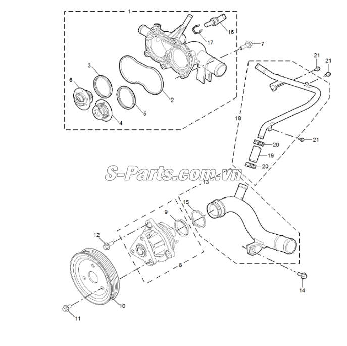 CẢM BIẾN NHIỆT ĐỘ NƯỚC MG5 10108855 CHÍNH HÃNG - SEDANVIET.VN