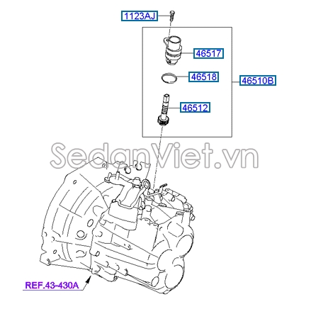 CẢM BIẾN TỐC ĐỘ 25R HYUNDAI SANTAFE GOLD 4651039700 CHÍNH HÃNG ...