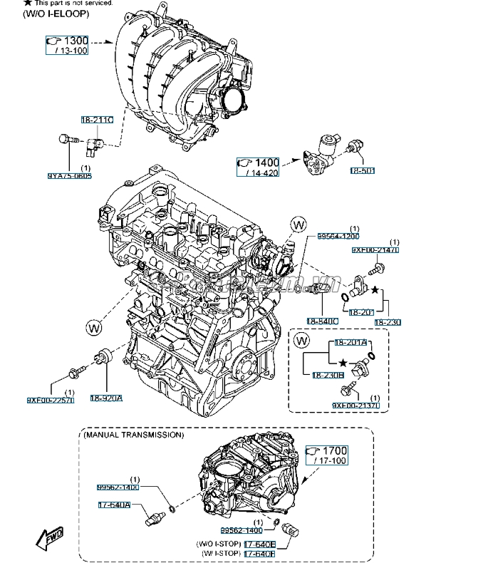 CẢM BIẾN TRỤC CAM MAZDA 6 PE0118230 CHÍNH HÃNG - SEDANVIET.VN