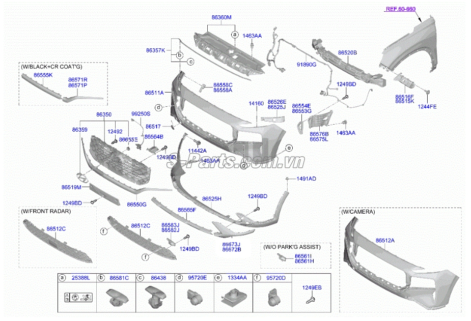 CẢM BIẾN BÁO LÙI HYUNDAI SANTAFE 99310S1000 CHÍNH HÃNG - SEDANVIET.VN