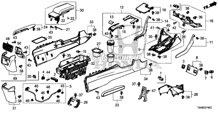 Ổ CẮM ĐIỆN HONDA BR-V 39624T5AJ01 CHÍNH HÃNG - SEDANVIET.VN