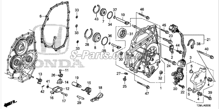 PHỚT HỘP SỐ HONDA ACCORD 91201PA9004 CHÍNH HÃNG - SEDANVIET.VN