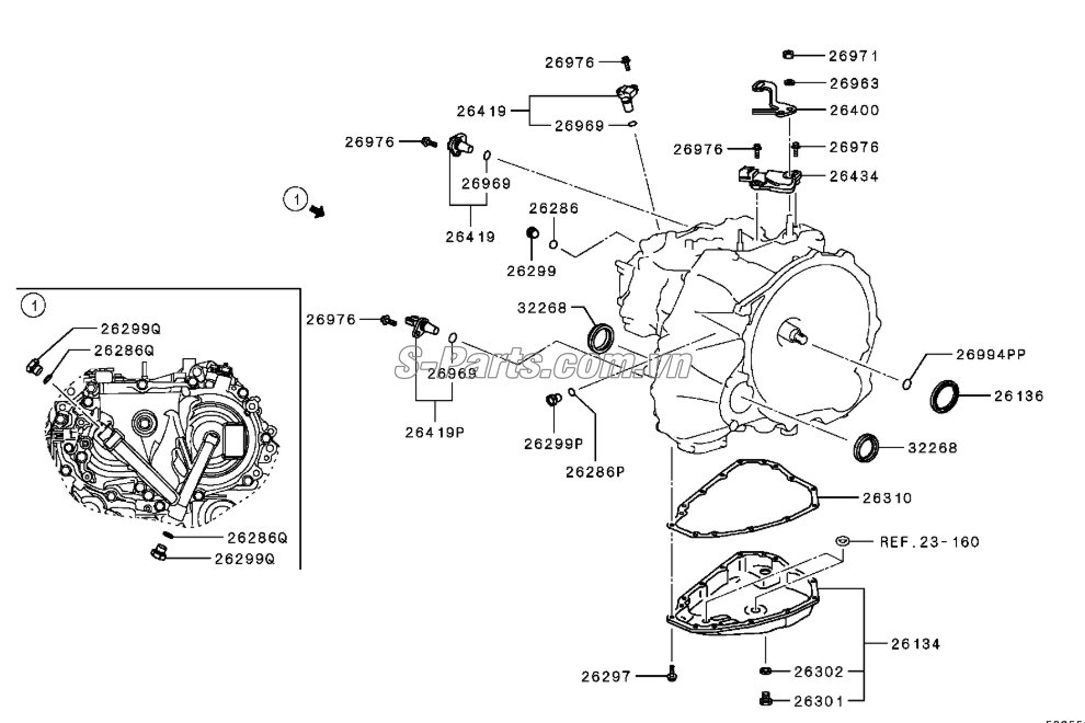 CẢM BIẾN TỐC ĐỘ ĐẦU VÀO HỘP SỐ TỰ ĐỘNG MITSUBISHI ATTRAGE 8651A239 ...