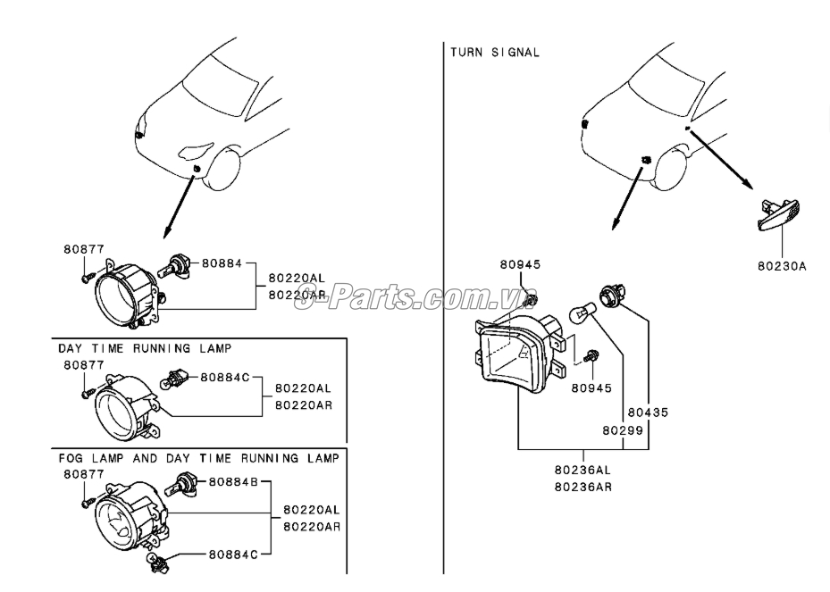 BÓNG ĐÈN 12V-21W MITSUBISHI TRITON MS820029 CHÍNH HÃNG - SEDANVIET.VN