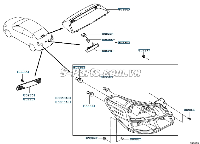 BÓNG ĐÈN 12V-21W MITSUBISHI TRITON MS820046 CHÍNH HÃNG - SEDANVIET.VN