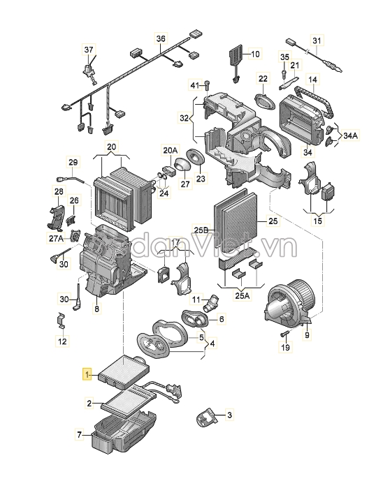 CẢM BIẾN NGẮT LẠNH VOLKSWAGEN POLO 6Q0907543F CHÍNH HÃNG - SEDANVIET.VN