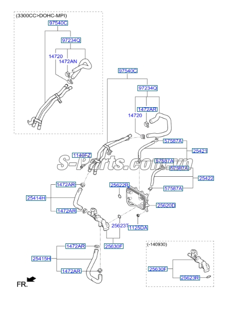 VAN LÀM MÁT DẦU HỘP SỐ HYUNDAI SANTAFE 256302W500 CHÍNH HÃNG - SEDANVIET.VN