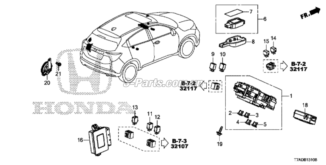 CẦU CHÌ 10A HONDA CITY 38221SNAA41 CHÍNH HÃNG - SEDANVIET.VN