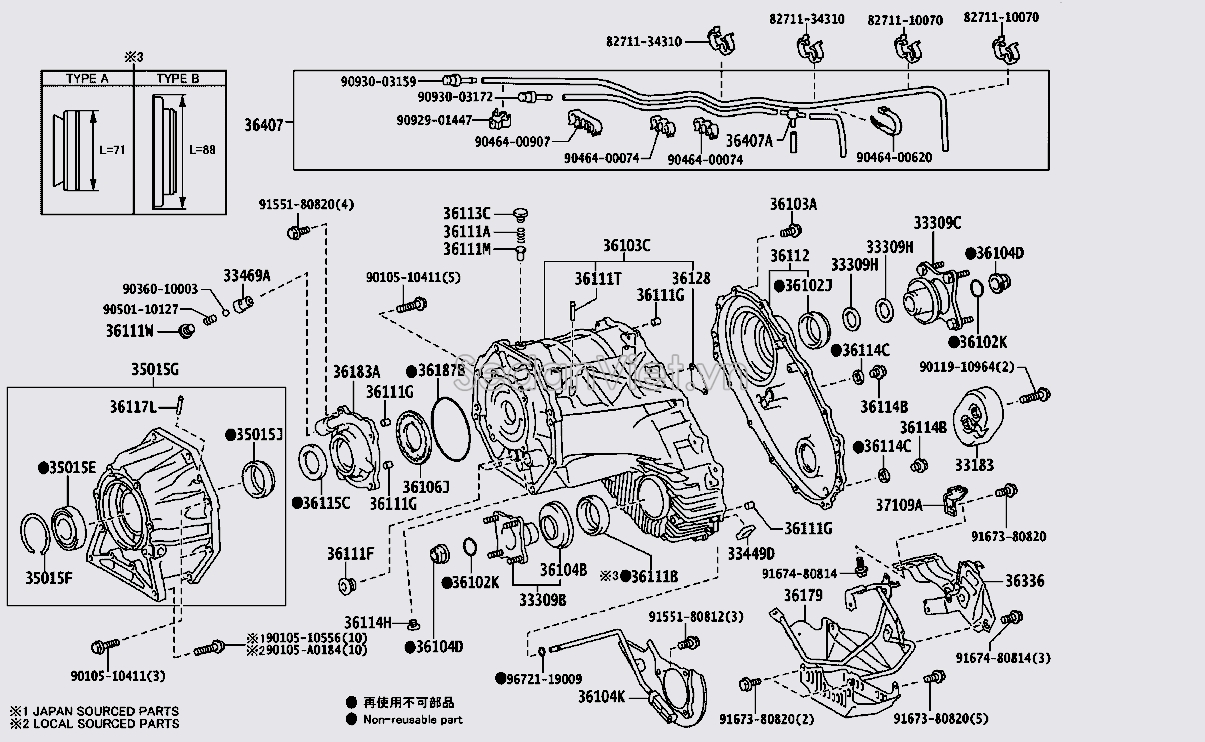 PHỚT HỘP SỐ PHỤ LEXUS LX570 9031151009 CHÍNH HÃNG - SEDANVIET.VN