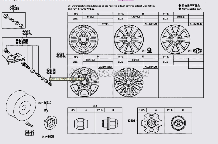 CẢM BIẾN ÁP SUẤT LỐP TOYOTA COROLLA CROSS 4260712020 CHÍNH HÃNG ...