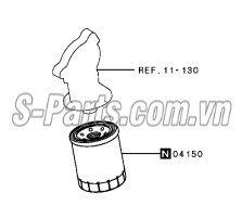 LỌC DẦU ĐỘNG CƠ MITSUBISHI XFORCE 230A237 CHÍNH HÃNG - SEDANVIET.VN