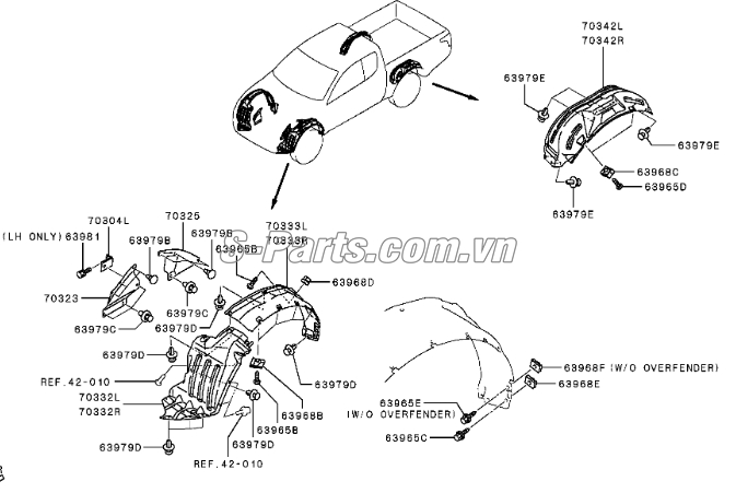 TẤM BẢO VỆ MITSUBISHI TRITON ALL NEW 5370B493 CHÍNH HÃNG - SEDANVIET.VN