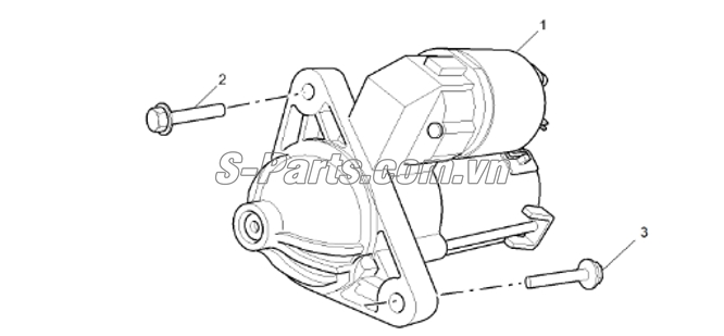 MÁY ĐỀ KHỎI ĐỘNG MG ZS 30005443 CHÍNH HÃNG - SEDANVIET.VN
