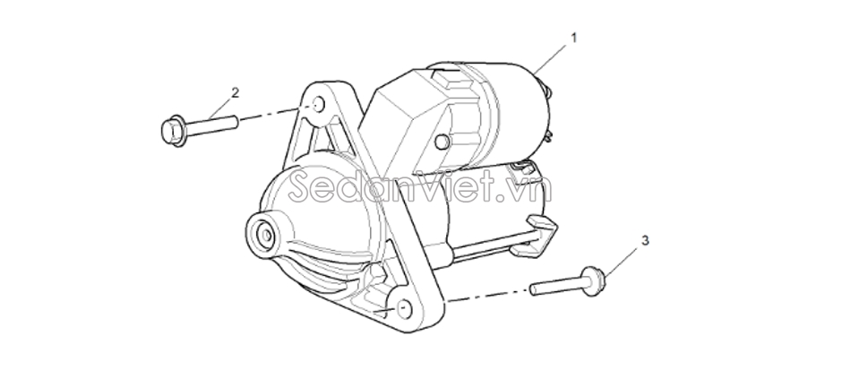 MÁY ĐỀ KHỎI ĐỘNG MG ZS 30005443 CHÍNH HÃNG - SEDANVIET.VN