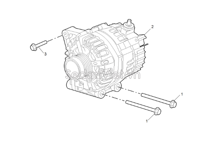 MÁY PHÁT ĐIỆN MG ZS 10582349 CHÍNH HÃNG - SEDANVIET.VN