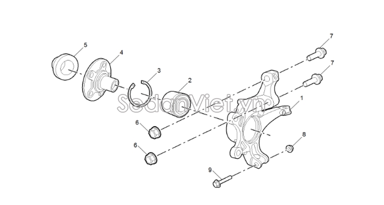 TRỤ LÁI MG ZS 10226410 CHÍNH HÃNG - SEDANVIET.VN