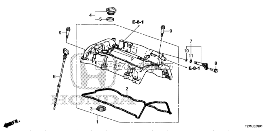 GIOĂNG DÀN CÒ HONDA ACCORD 123415A2A01 CHÍNH HÃNG - SEDANVIET.VN
