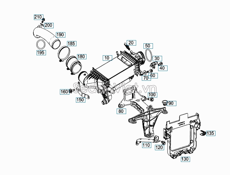 CẢM BIẾN NHIỆT ĐỘ ĐẦU VÀO MERCEDES-BENZ C300 A2769050000 CHÍNH HÃNG ...