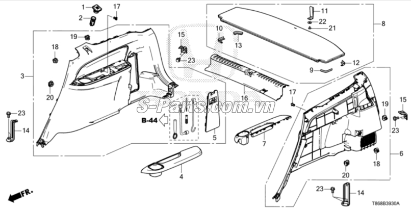 Ổ CẮM ĐIỆN HONDA BR-V 39624T5AJ01 CHÍNH HÃNG - SEDANVIET.VN