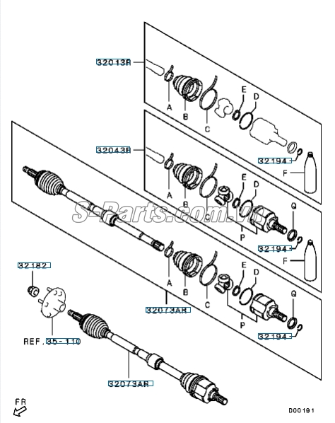 CAO SU CHỤP BỤI ĐẦU LÁP TRONG TRƯỚC MITSUBISHI OUTLANDER 3817A100 CHÍNH ...