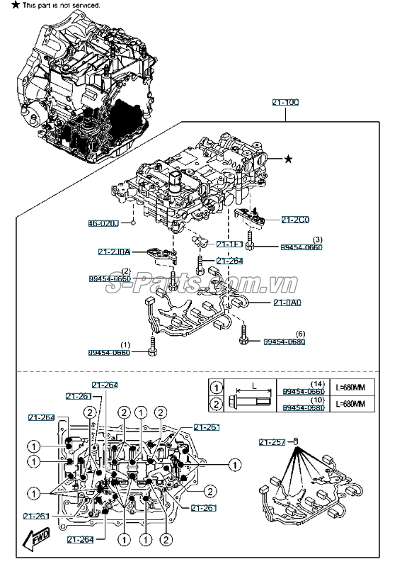 VAN ĐIỀU KHIỂN MỞ DẦU HỘP SỐ TỰ ĐỘNG MAZDA CX-5 FZ01211F1 CHÍNH HÃNG ...